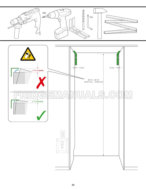 Bosch B30IB905SP Installation Instructions