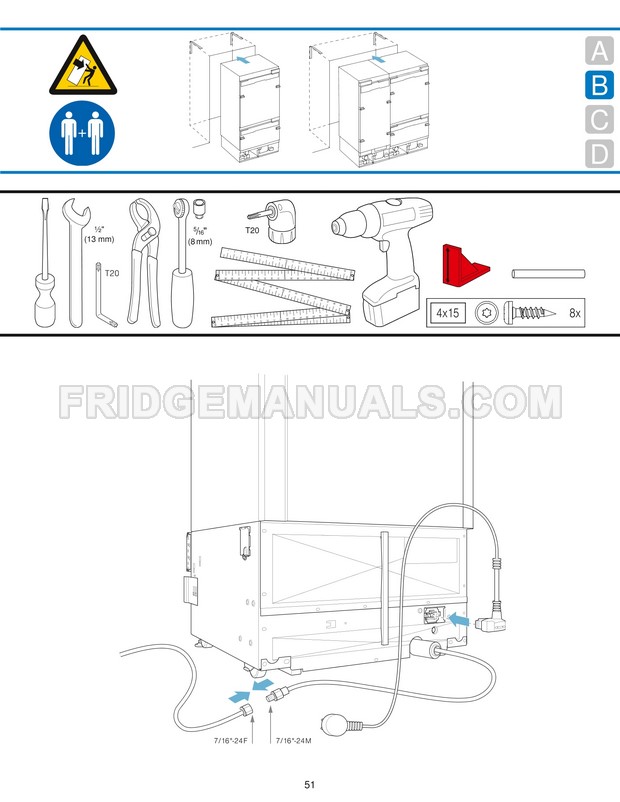 Bosch B30IB905SP Installation Instructions