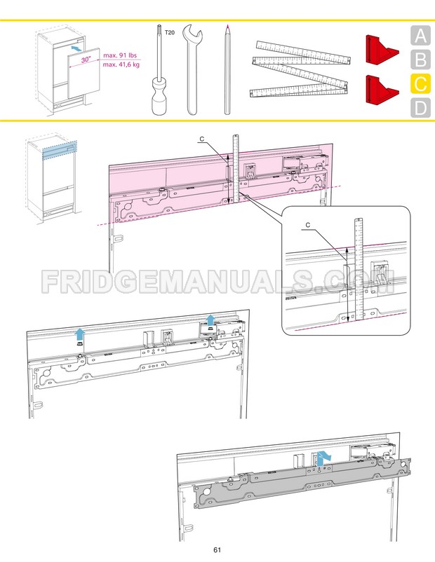 Bosch B30IB905SP Installation Instructions