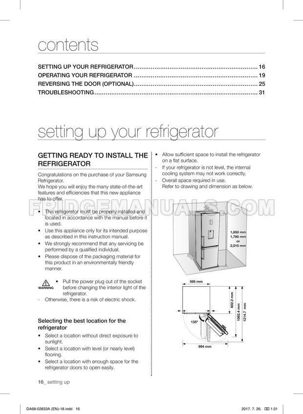 Samsung RB31FDRND RB31 User Manual