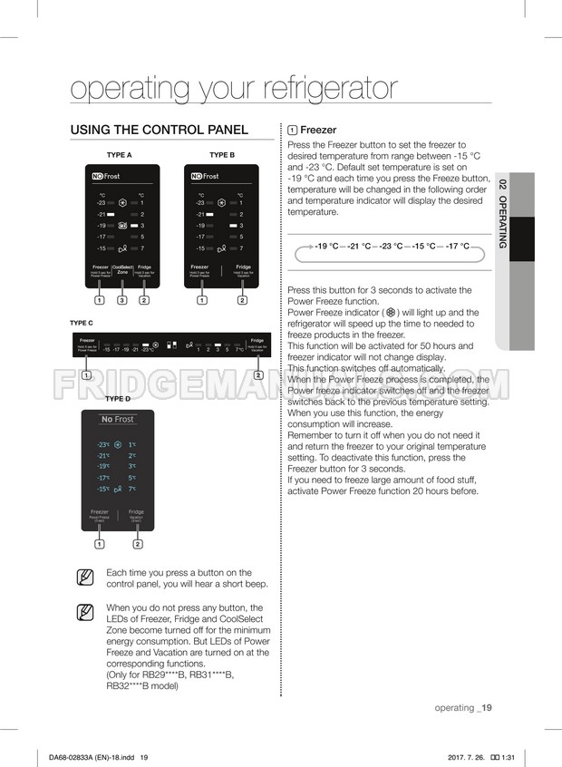 Samsung RB31FDRND RB31 User Manual